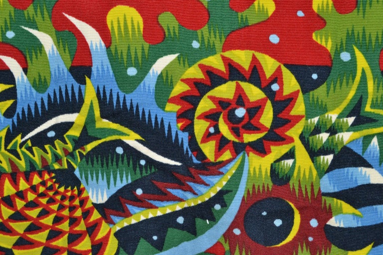 Signed French Jean Picart Le Doux Woven Wool Tapestry Mid-Century ...