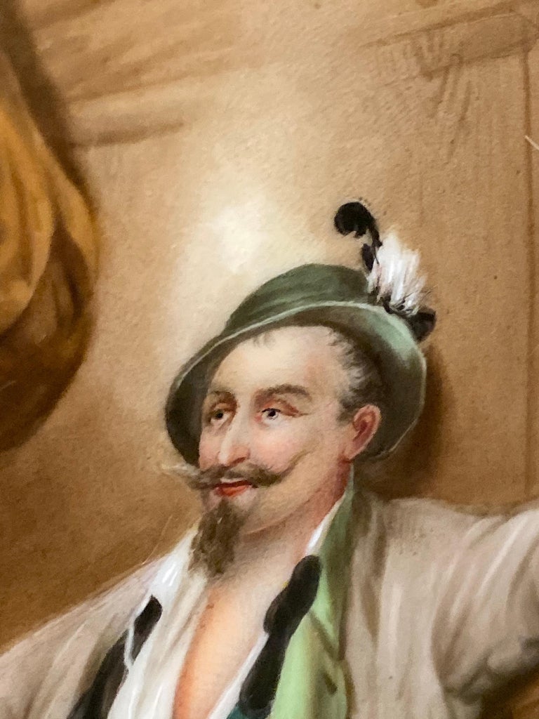 Signed G. Bauer Urns Mounted as Lamps, a Pair French Porcelain at 1stDibs