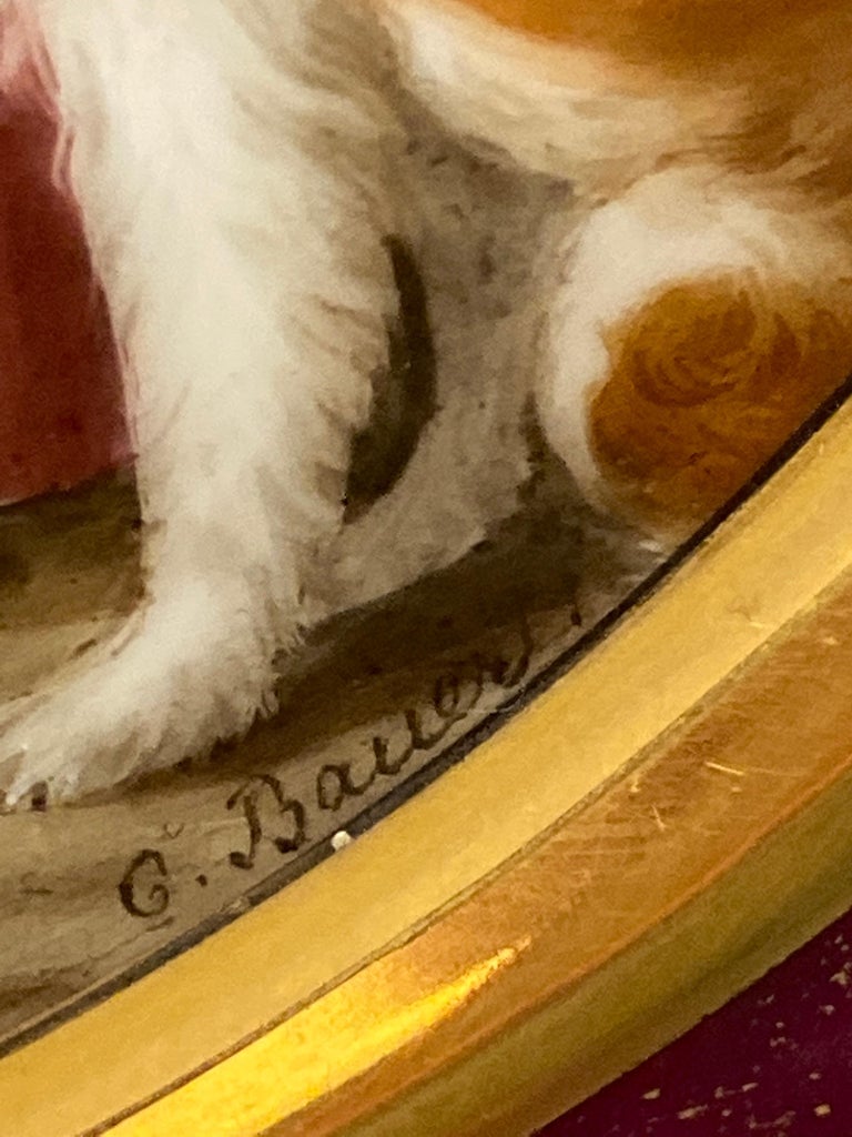 Signed G. Bauer Urns Mounted as Lamps, a Pair French Porcelain at 1stDibs