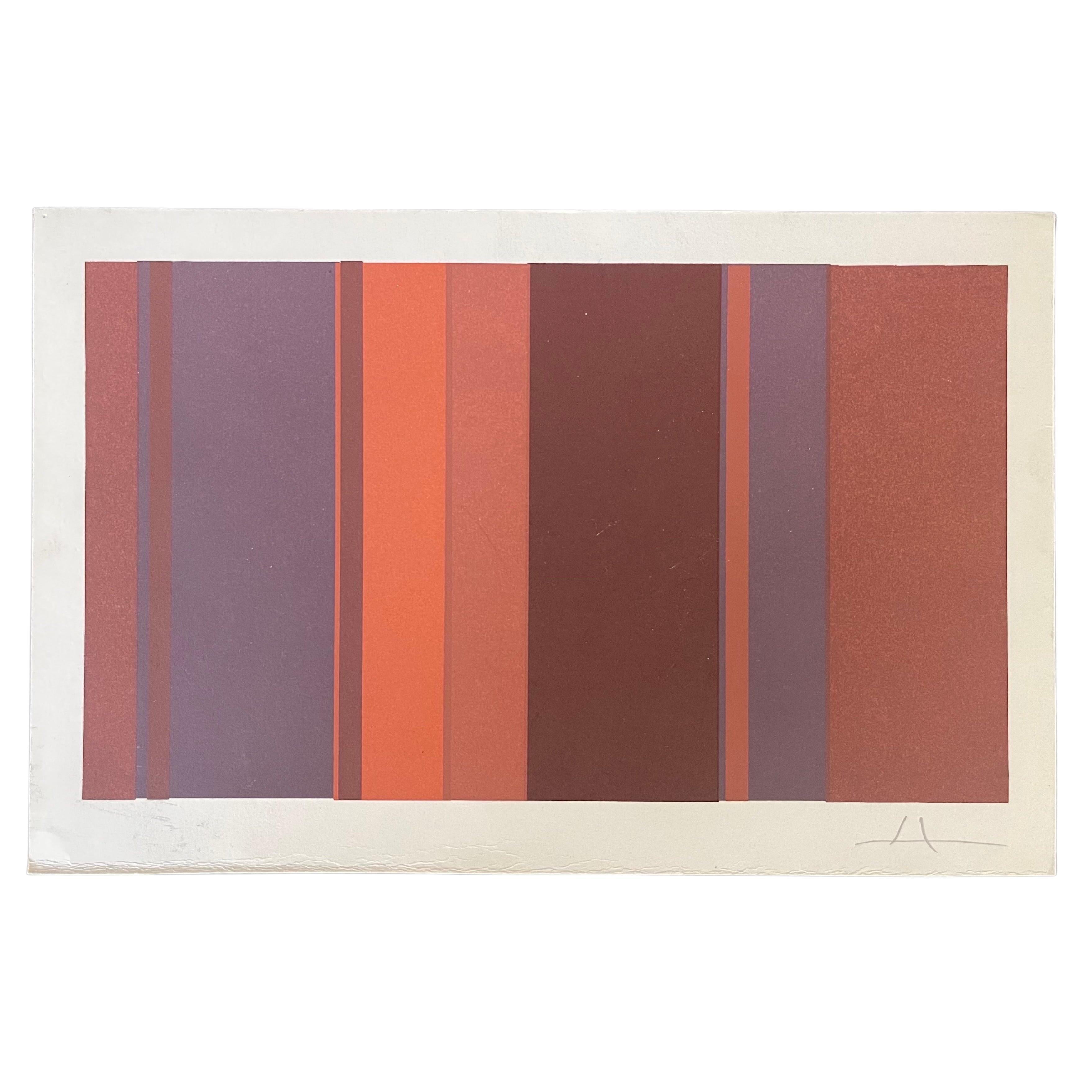 Signed "Interaction of Color" Serigraph Entitled "XVIII-10" by Josef ...