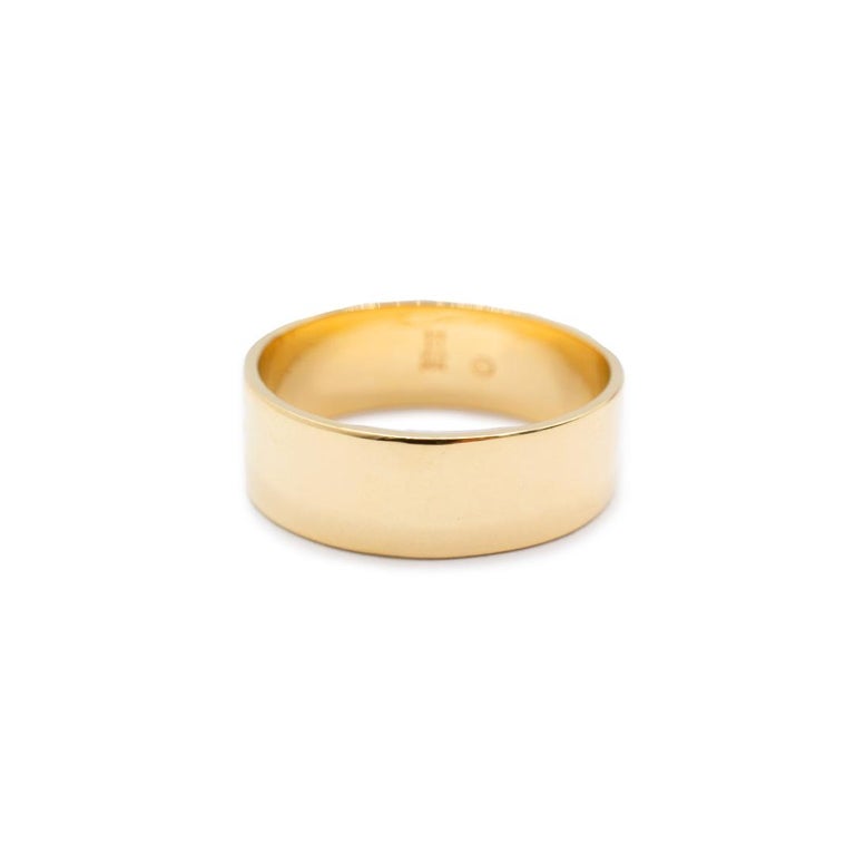 Signed James Avery Men's Cross Ring 14K Yellow Gold Band For Sale at ...