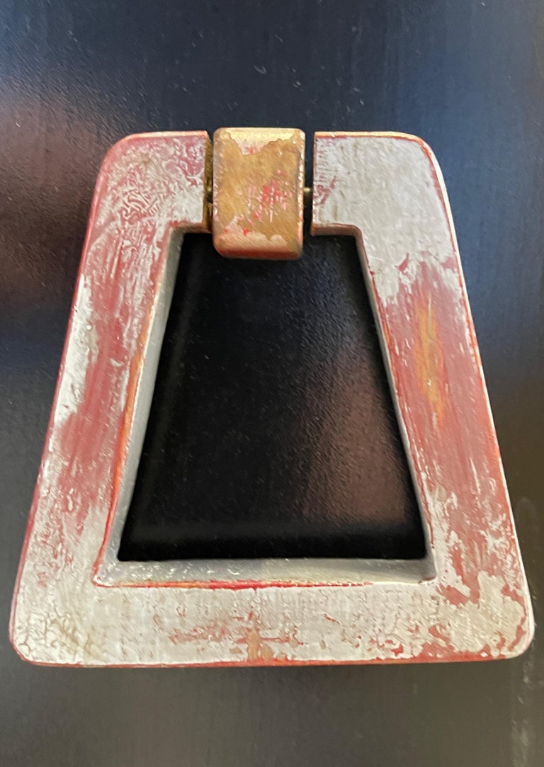 Signed James Mont Design Pagoda Cocktail Cabinet For Sale at 1stDibs