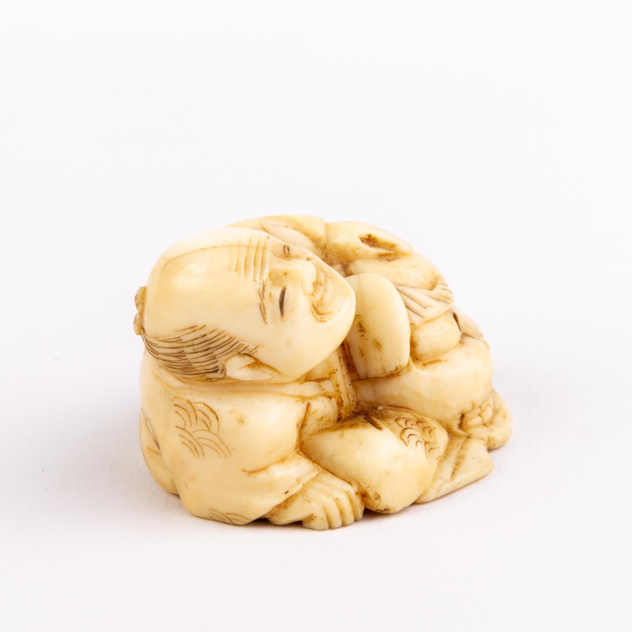 Signed Japanese Edo Netsuke Inro For Sale at 1stDibs