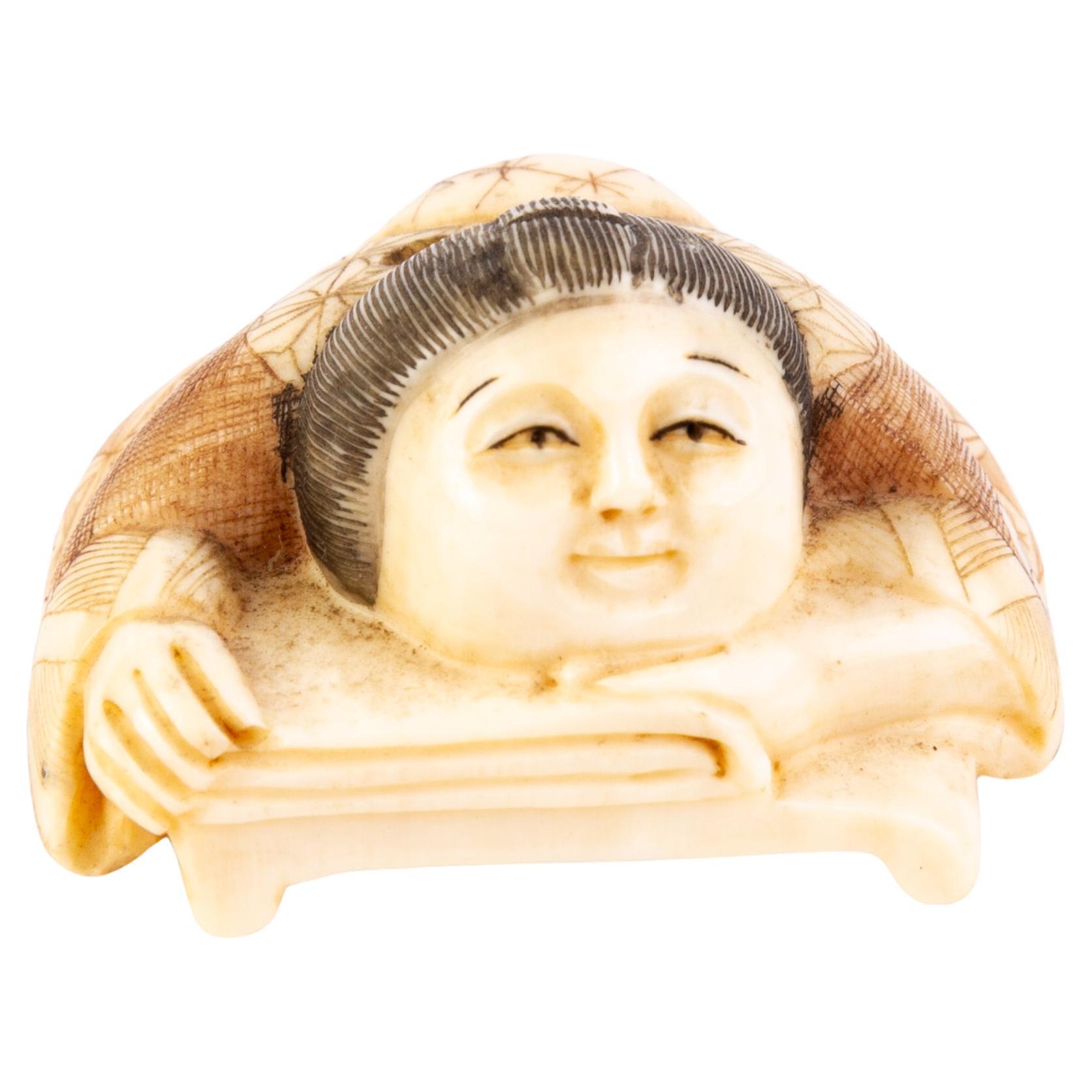 Signed Japanese Meiji Netsuke For Sale at 1stDibs