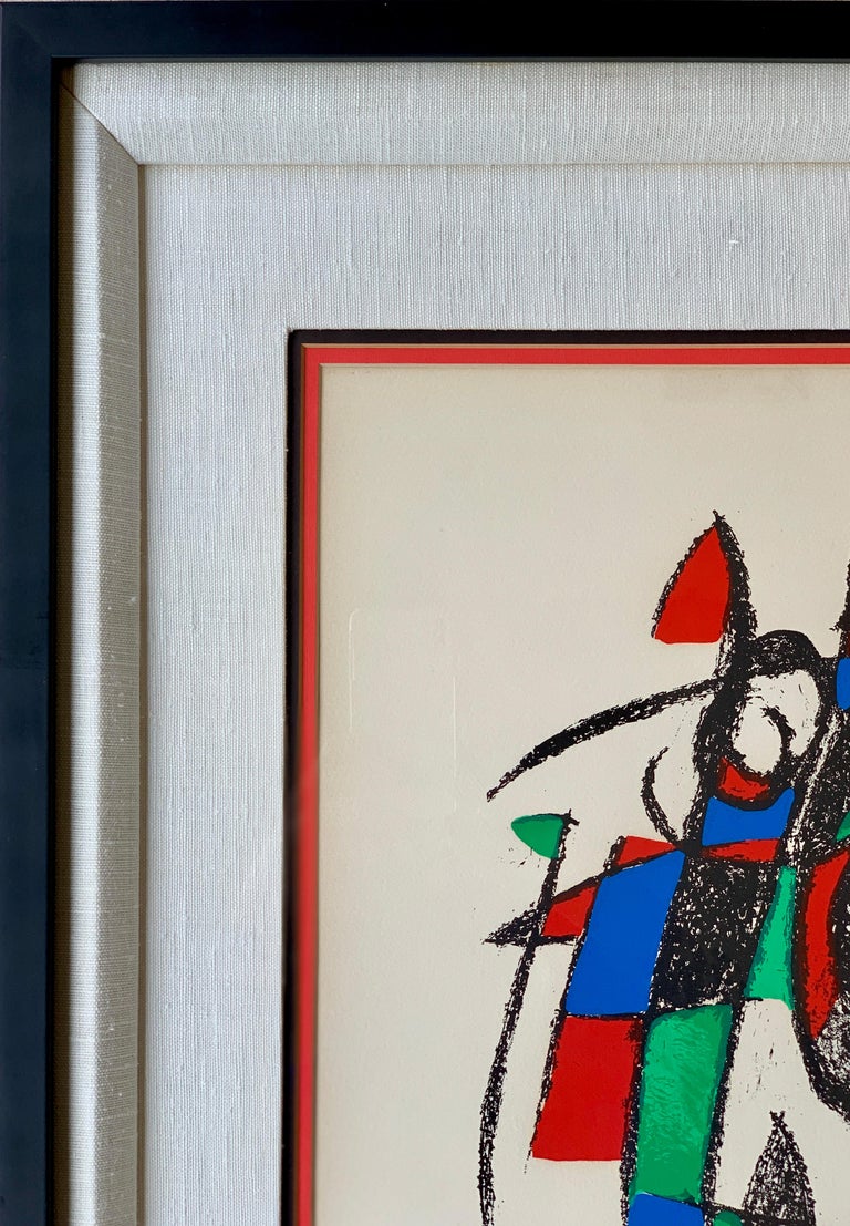 Signed Joan Miro Abstract Limited Edition Lithograph from "Lithograph ...