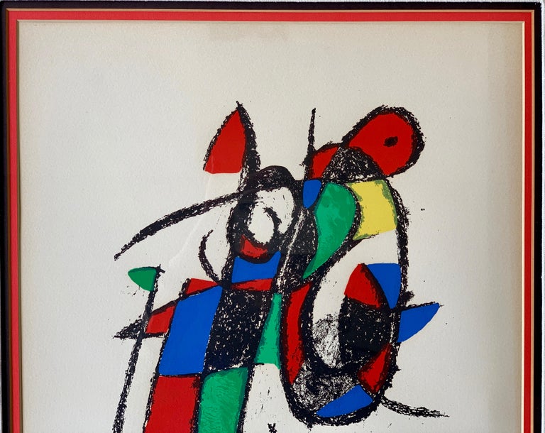 Signed Joan Miro Abstract Limited Edition Lithograph from "Lithograph ...