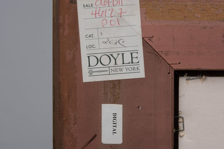 Signed Leonard Baskin Mixed Media Original Painting For Sale at 1stDibs