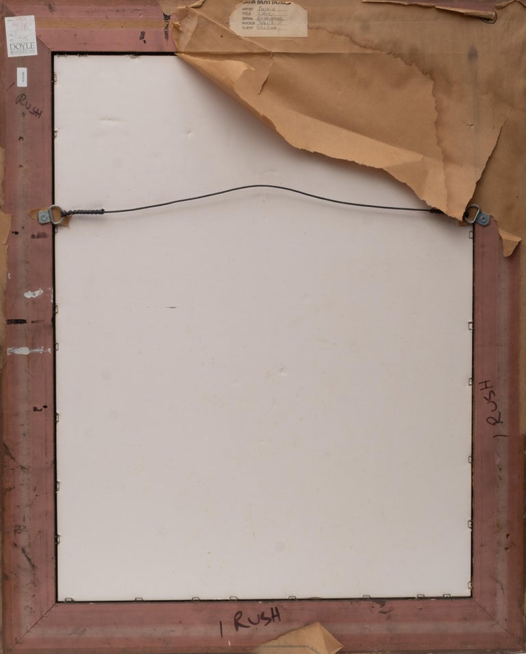 Signed Leonard Baskin Mixed Media Original Painting For Sale at 1stDibs