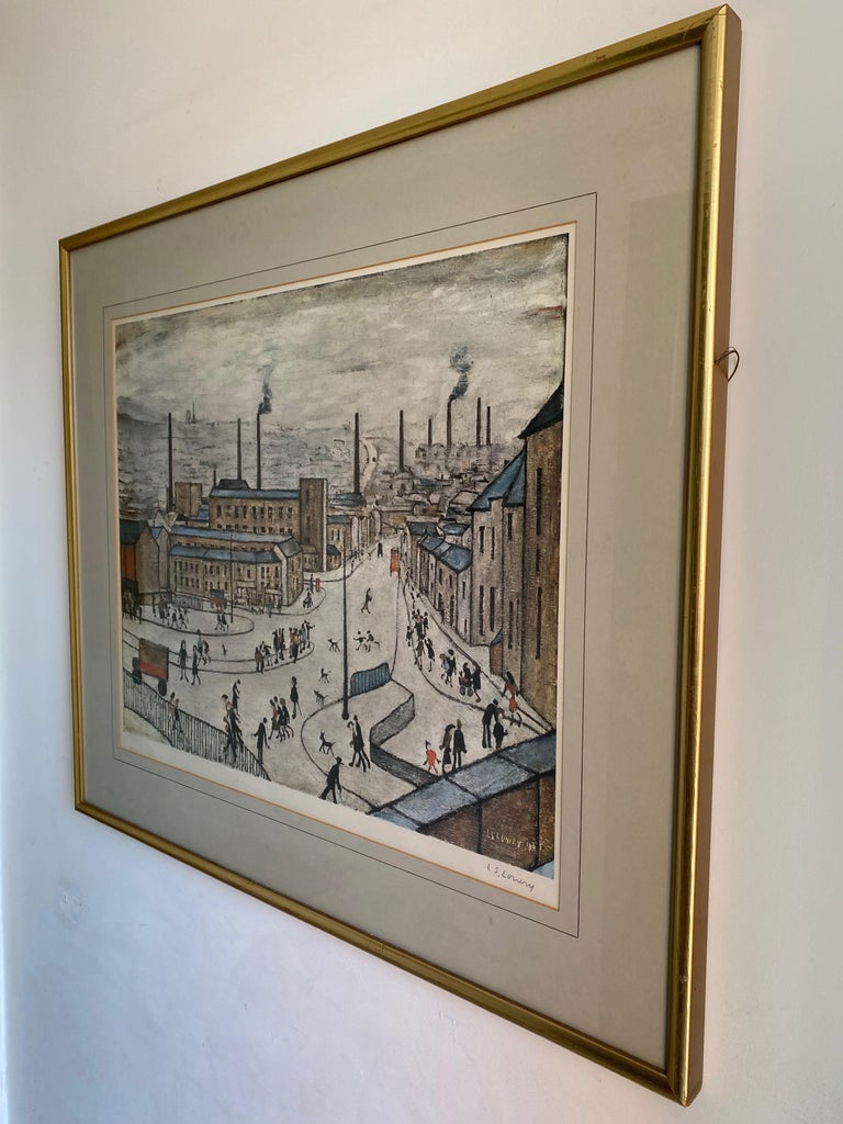 Signed Limited Edition Print, Huddersfield by L S Lowry 1973 For Sale ...