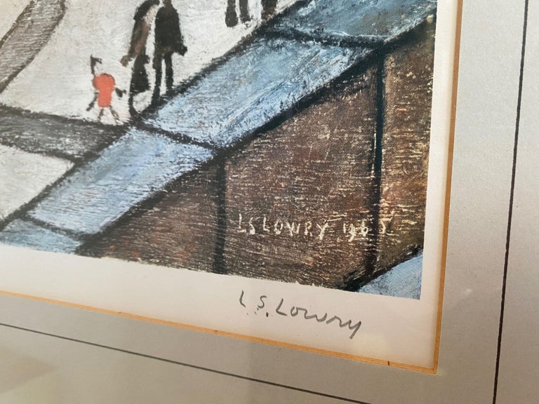 Signed Limited Edition Print, Huddersfield by L S Lowry 1973 For Sale ...