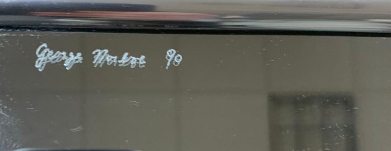 Signed Mirrored Mosaic Cityscape NYC Skyline Sculpture Mirror George ...