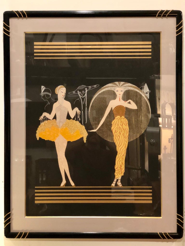 Signed and Numbered Original Erte Serigraph For Sale at 1stDibs