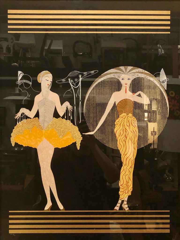 Signed and Numbered Original Erte Serigraph For Sale at 1stDibs