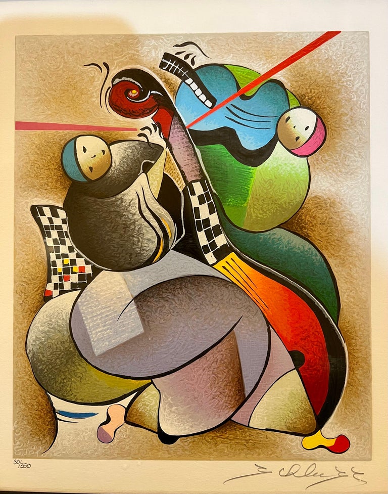 Signed and Numbered Original Serigraph By Listed Artist David Schluss ...