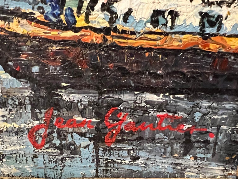 Signed Oil on Canvas by French Artist Jean Hubert Gautier For Sale at ...