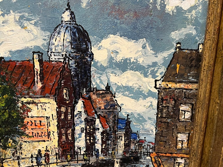 Signed Oil on Canvas by French Artist Jean Hubert Gautier For Sale at ...