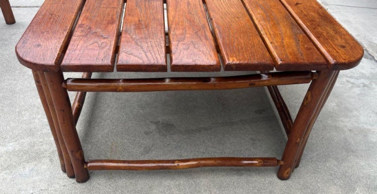 Signed Old Hickory Coffee Table For Sale at 1stDibs