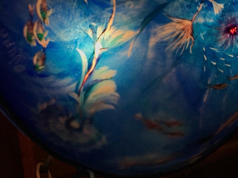 Signed Original Ulla Darni "Aquatic" Chandelier at 1stDibs