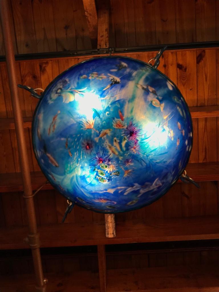 Signed Original Ulla Darni "Aquatic" Chandelier at 1stDibs