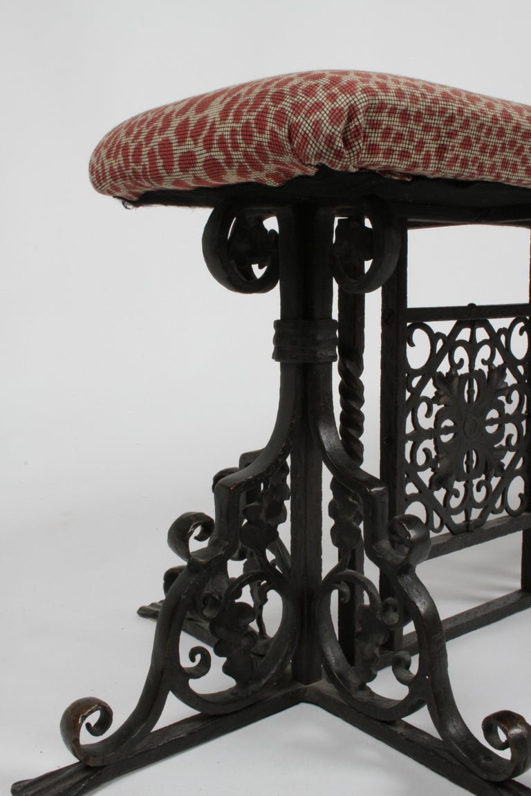 Signed Oscar Bach Large Ornate Lion Head with Scrolls Bronze and ...