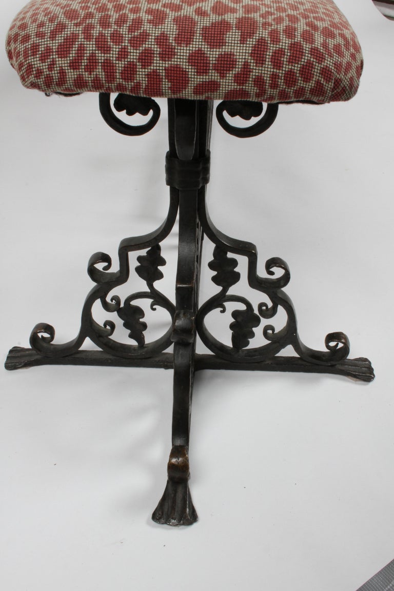 Signed Oscar Bach Large Ornate Lion Head with Scrolls Bronze and ...