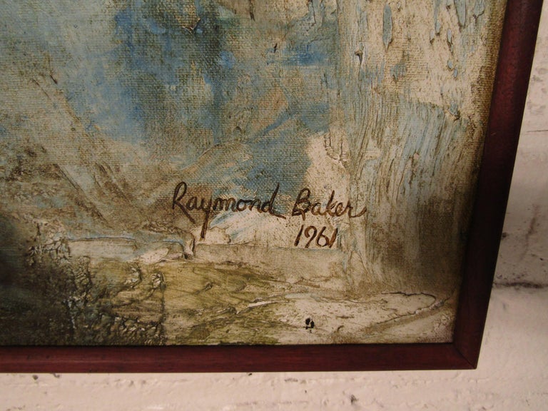 Signed Painting by Raymond Baker For Sale at 1stDibs