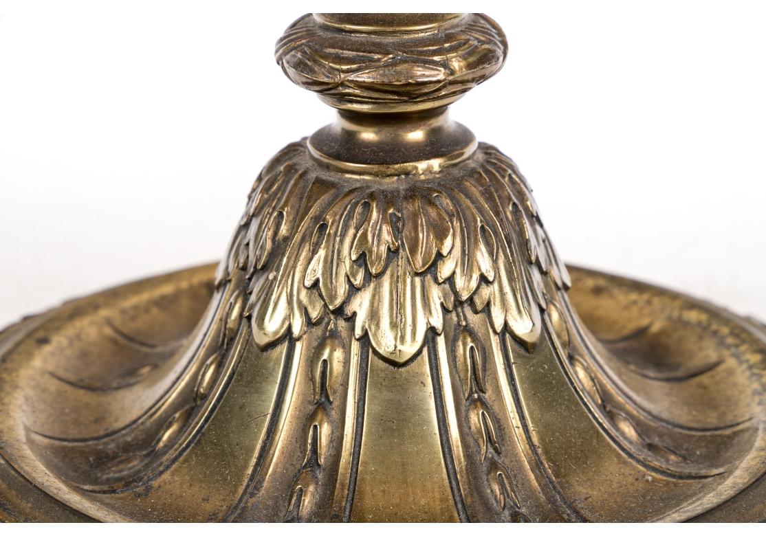 Signed Pairpoint Lamp With Pairpoint Reverse Painted Seville Shade For ...