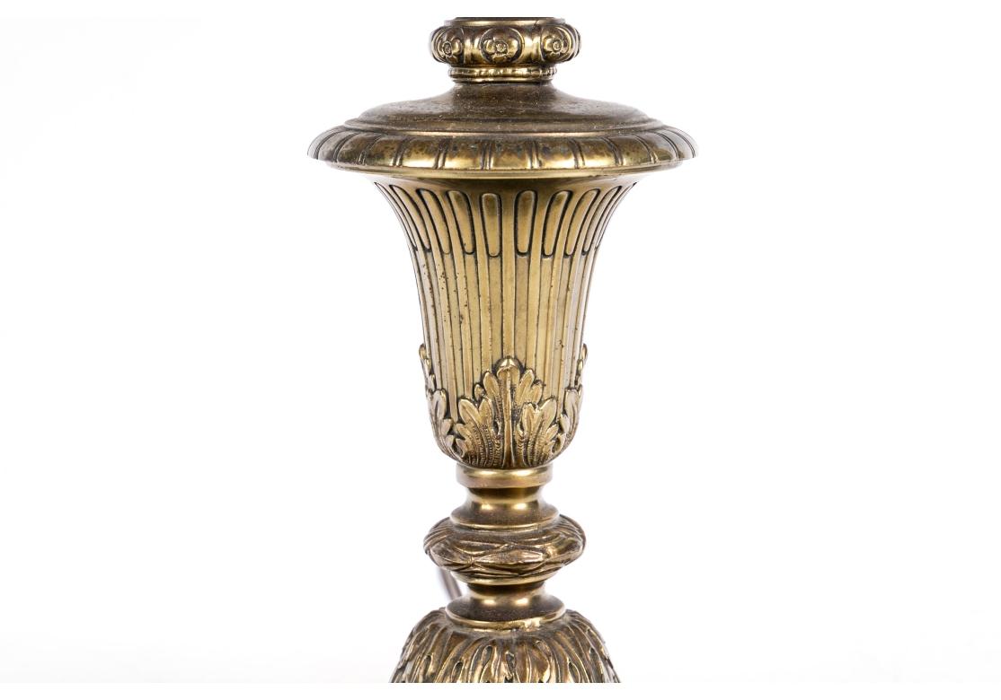 Signed Pairpoint Lamp With Pairpoint Reverse Painted Seville Shade For ...