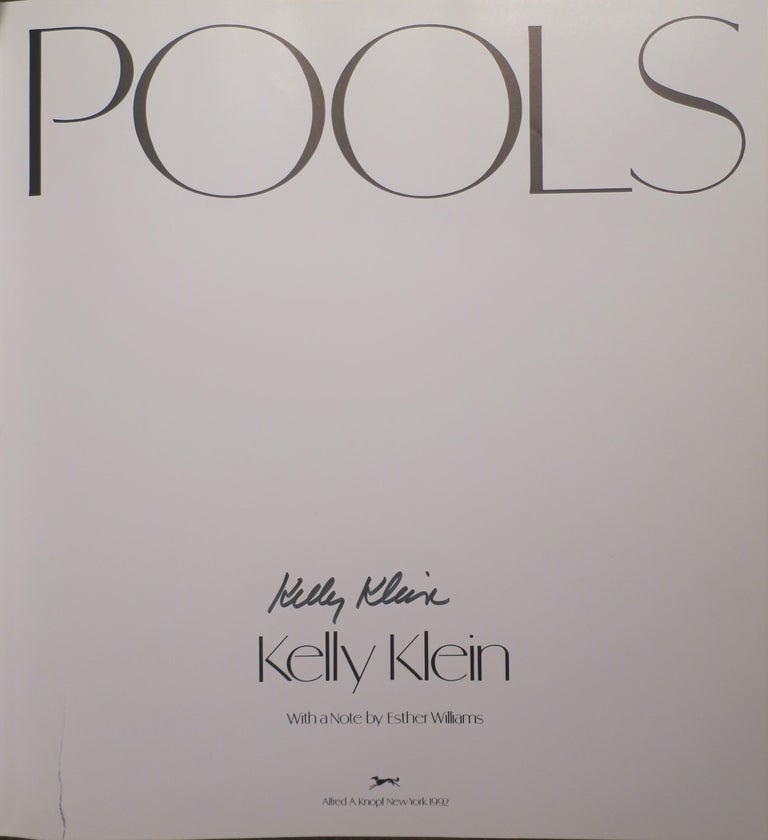 Signed POOLS Architecture Coffee Table or Library Book by Kelly Klein ...