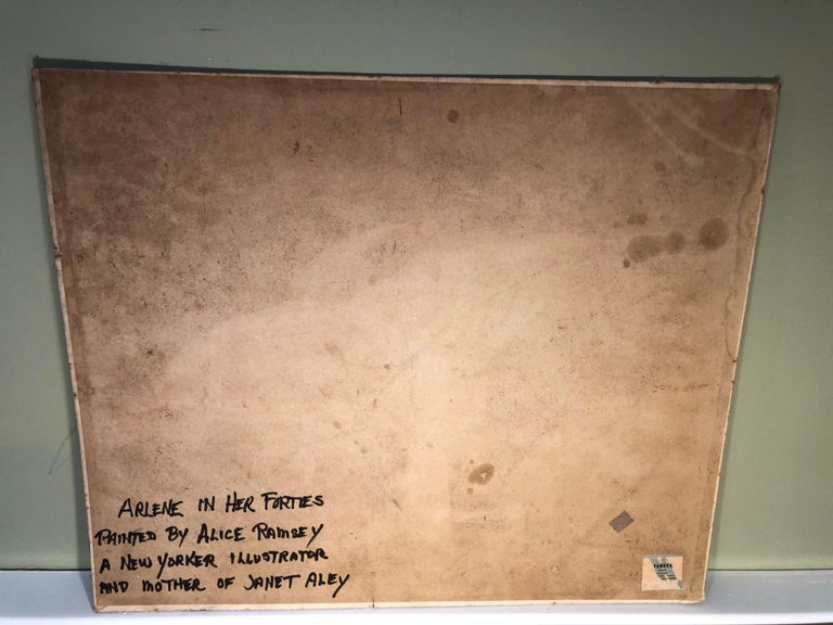 Signed Portrait of Arlene Huyler Ramsey by Alice Harvey Ramsey For Sale ...