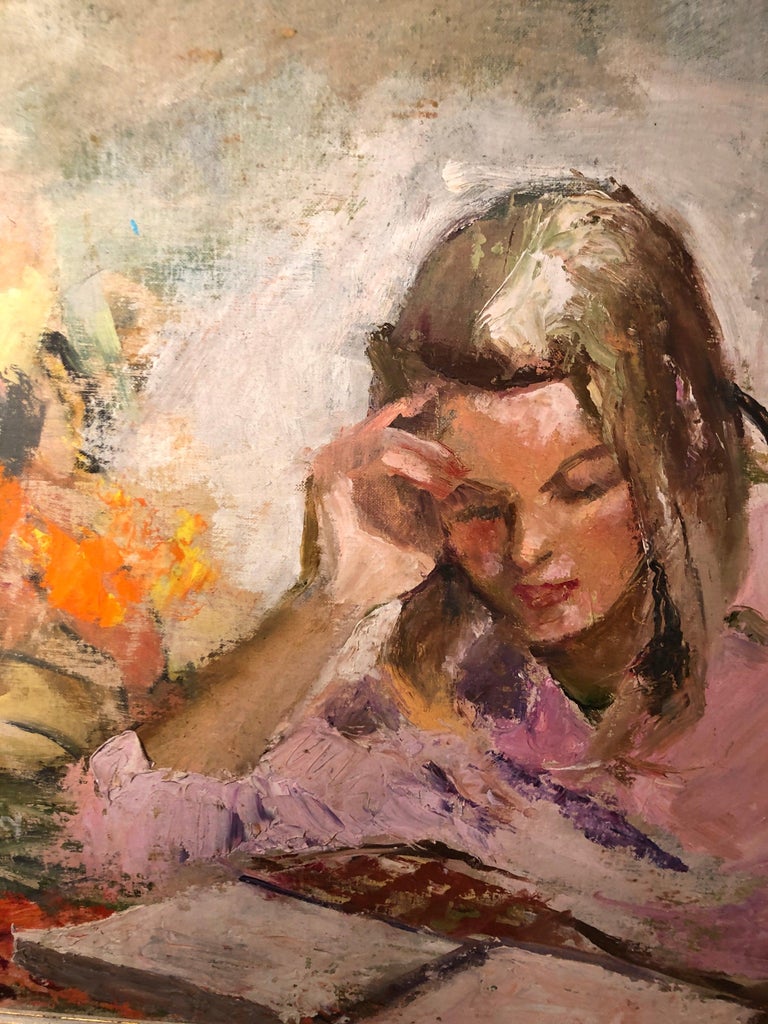 Signed Portrait of Arlene Huyler Ramsey by Alice Harvey Ramsey For Sale ...