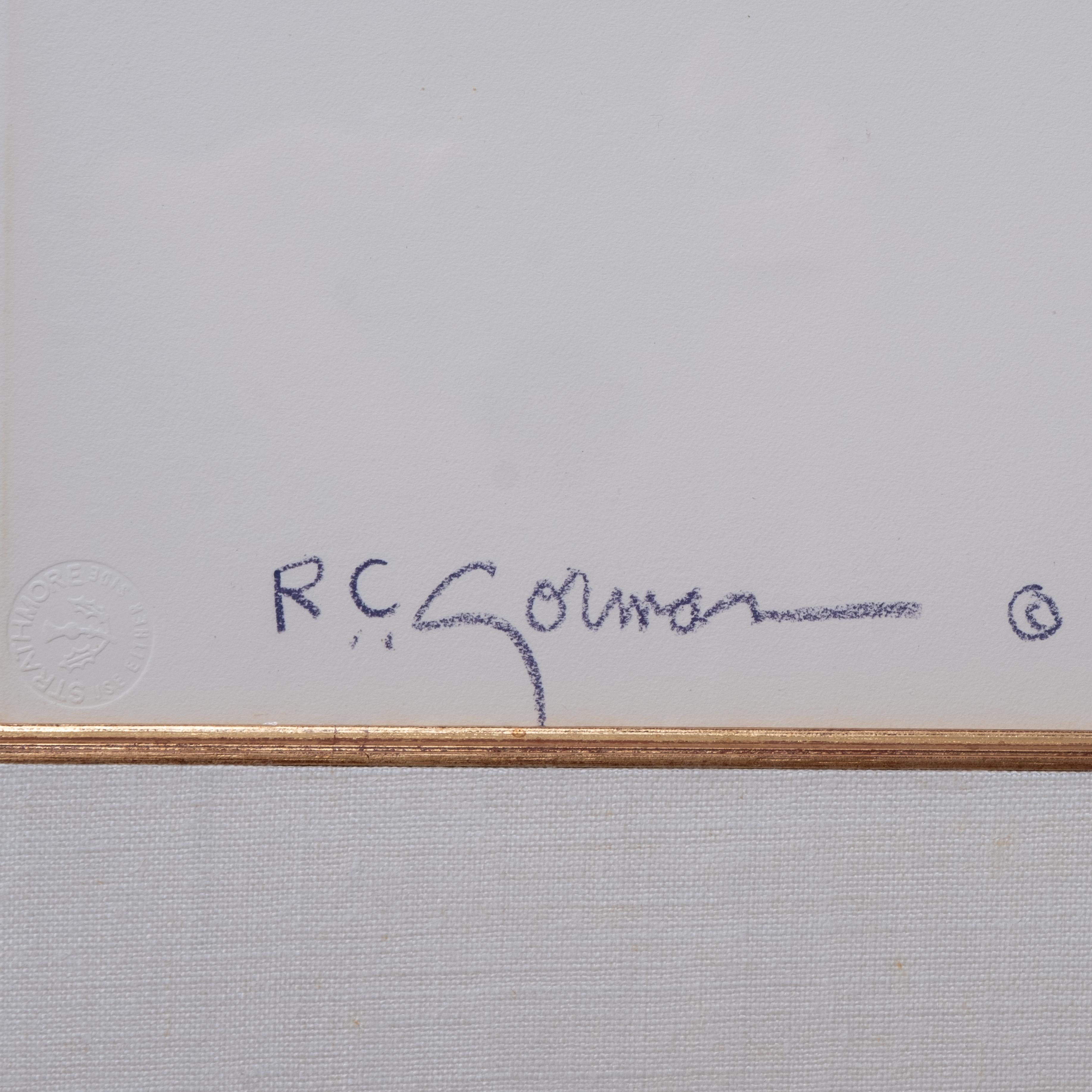 Signed Rudolph Carl Gorman, 'Portrait of a Reclining Navajo Woman ...