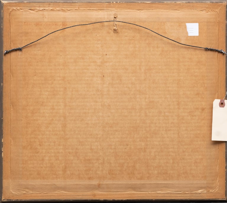 Signed Saul Raski, 'Adam and Eve'. Hand Colored Etching For Sale at 1stDibs