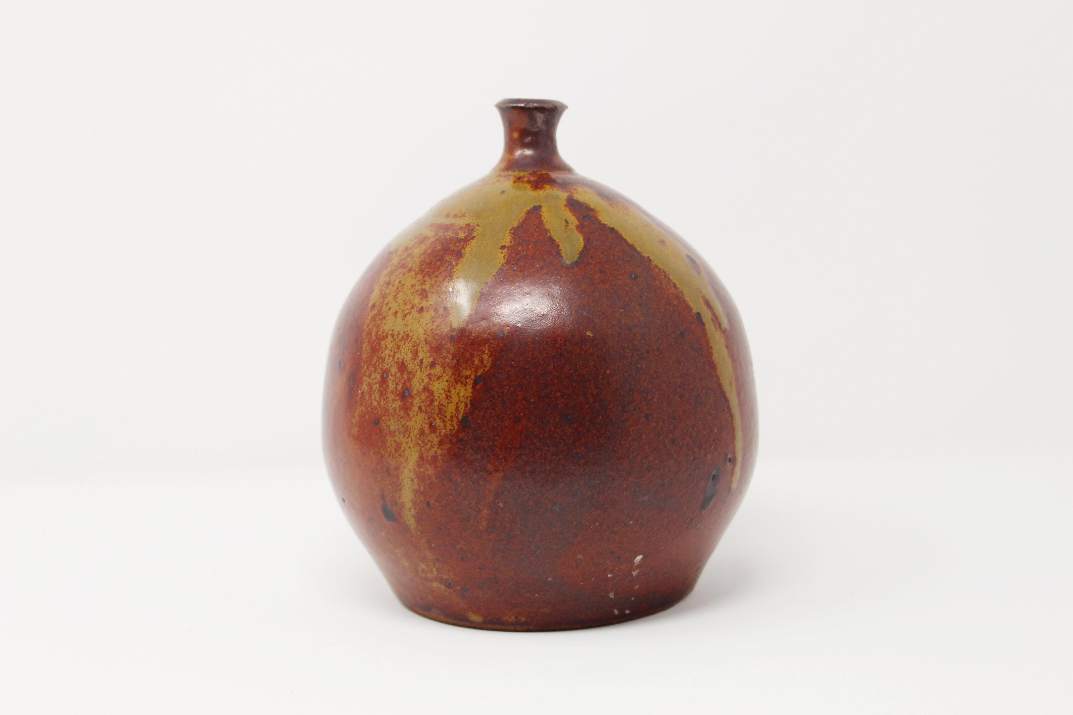 Signed Studio Pottery Weed Pot Ceramic Vessel at 1stDibs | weed pot ...