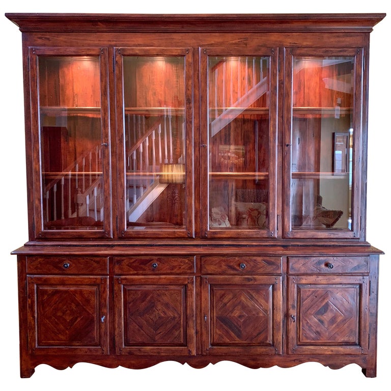 Signed Theodore Alexander Castle Bromwich Two Piece China Cabinet ...
