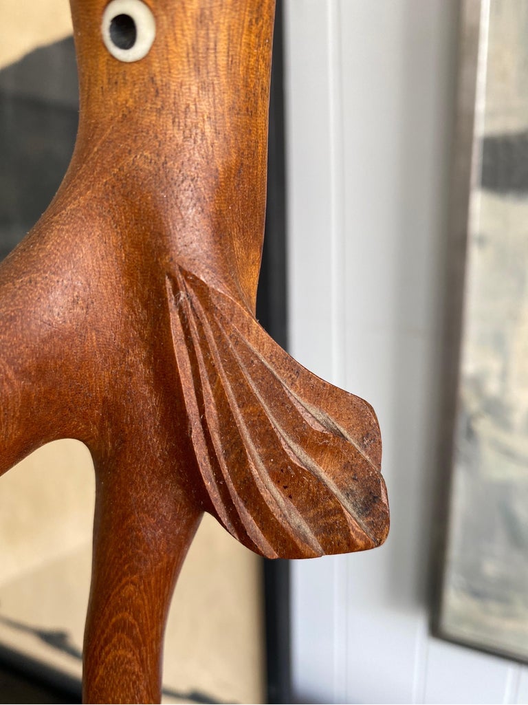 Signed Vintage Knud Albert Wood Animal Sculpture at 1stDibs | knud ...