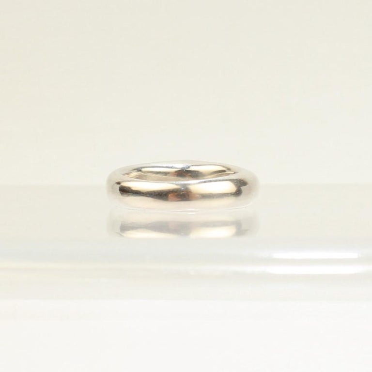 Signed Wesley Emmons High Profile Modernist Sterling Silver and Pearl ...