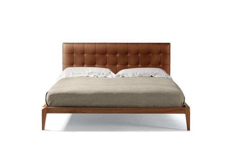 Sig, re Solid Wood Bed, Walnut in Hand-Made Natural Finish ...