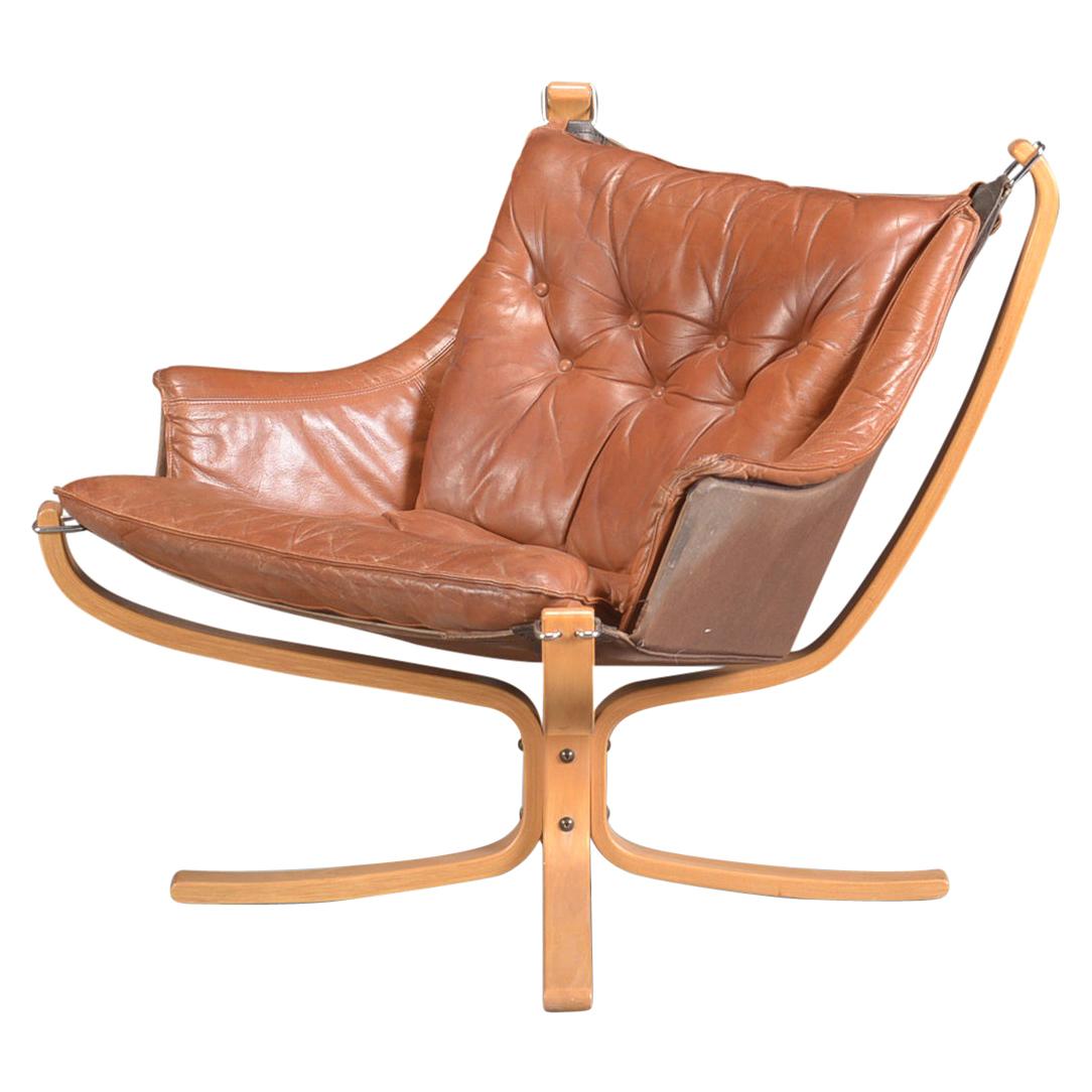 Black Falcon Chair by Sigurd Resell for Vatne Møbler at 1stDibs