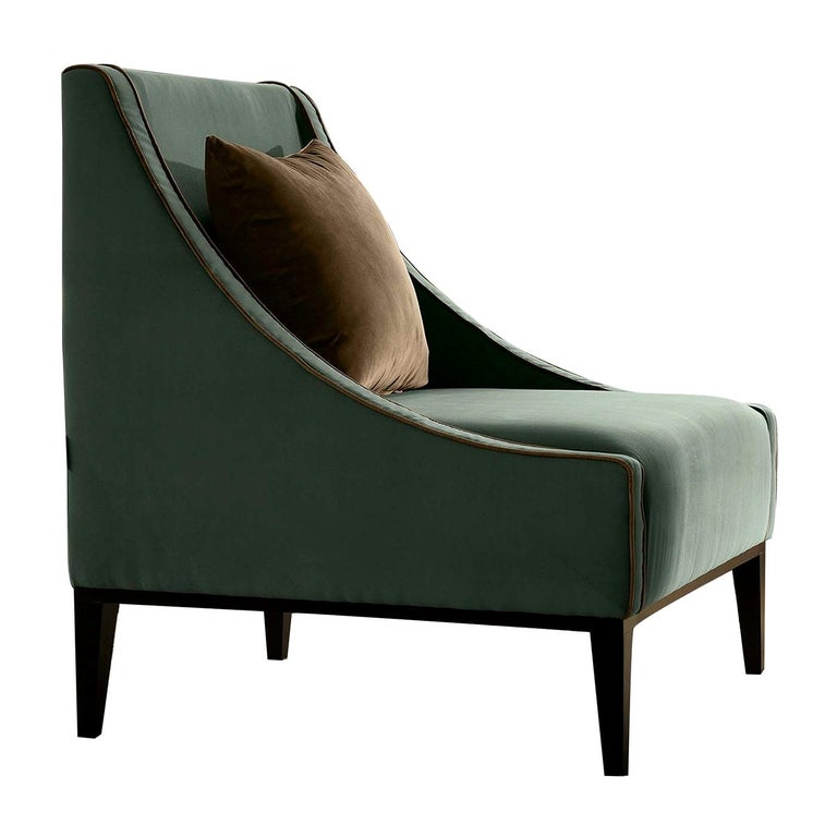 Sikka P60 Powder Blue Armchair For Sale at 1stDibs