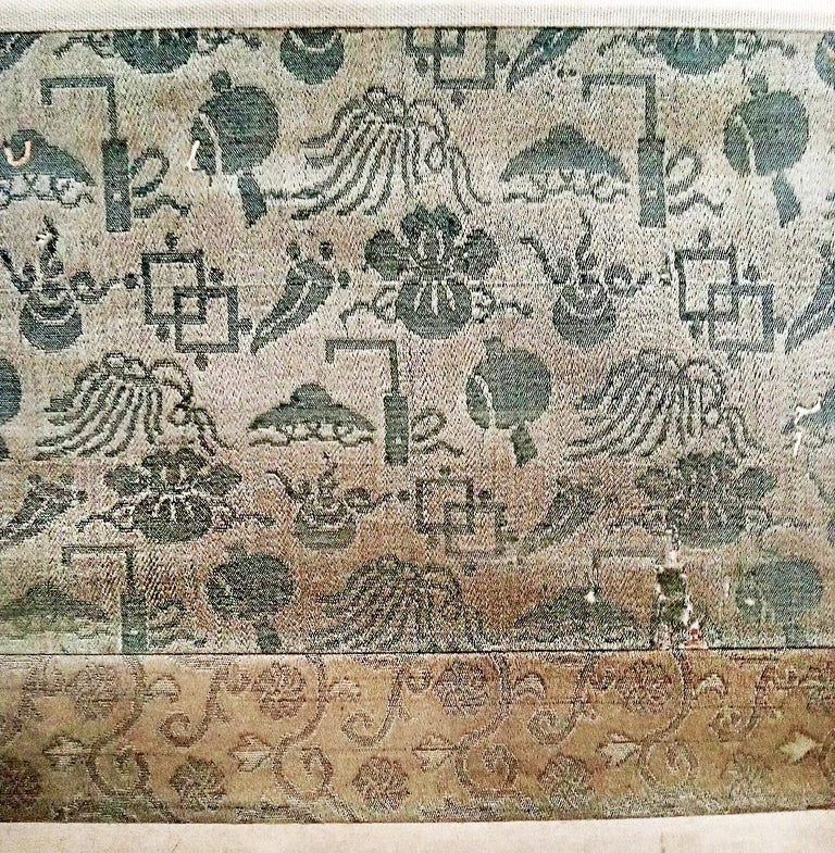 Silk Scroll Painting by Matsumura Keibun, 18th Century For Sale at 1stDibs