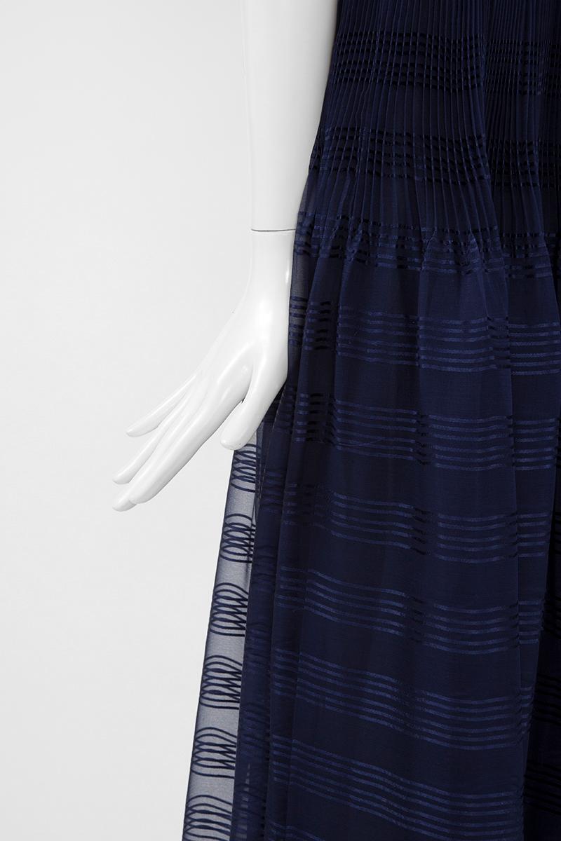 Silk Chiffon Smock Evening Dress at 1stDibs