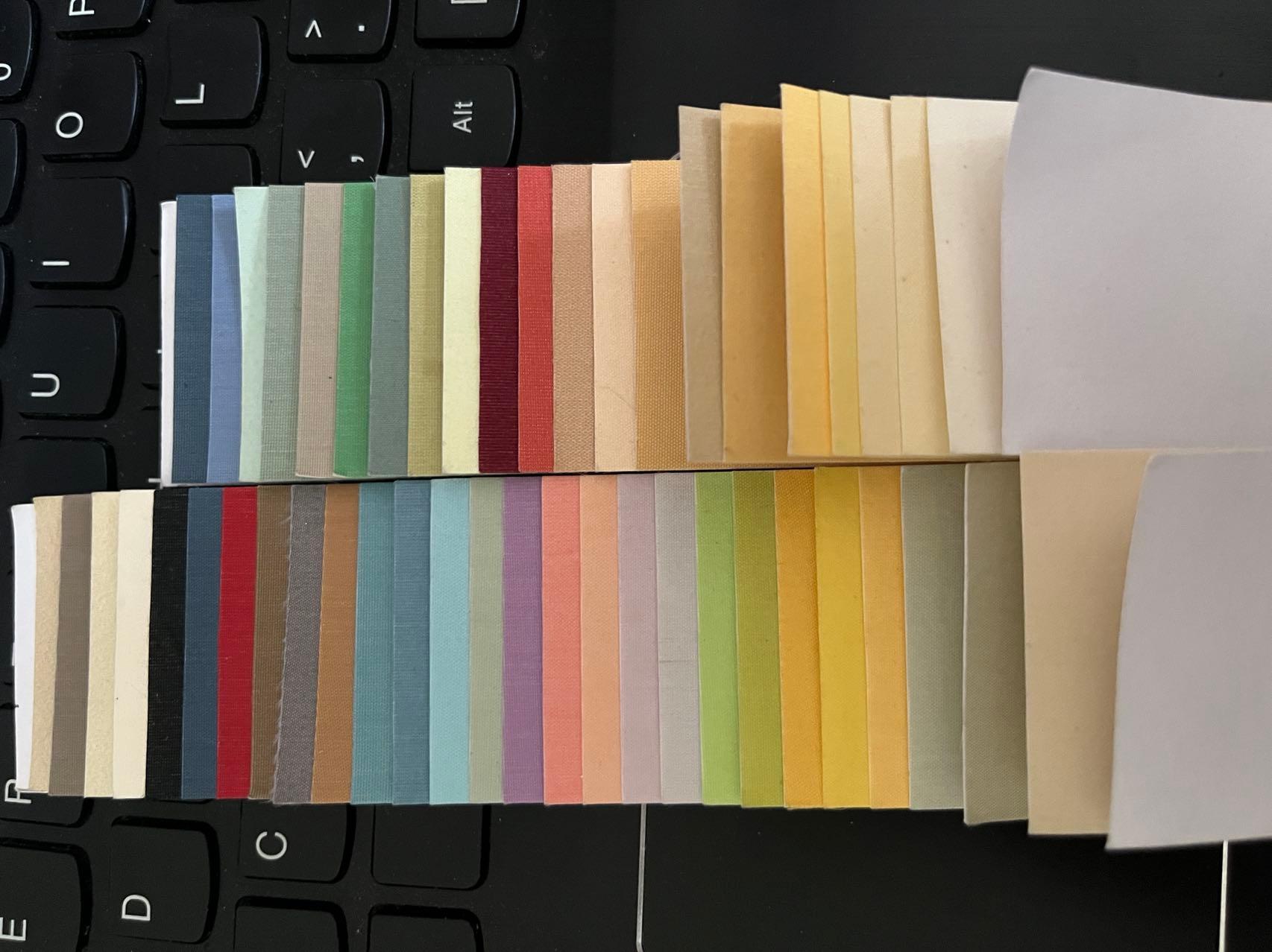 Silk color cards for Wallpaper Hand Painted Wallpaper For Sale at 1stDibs