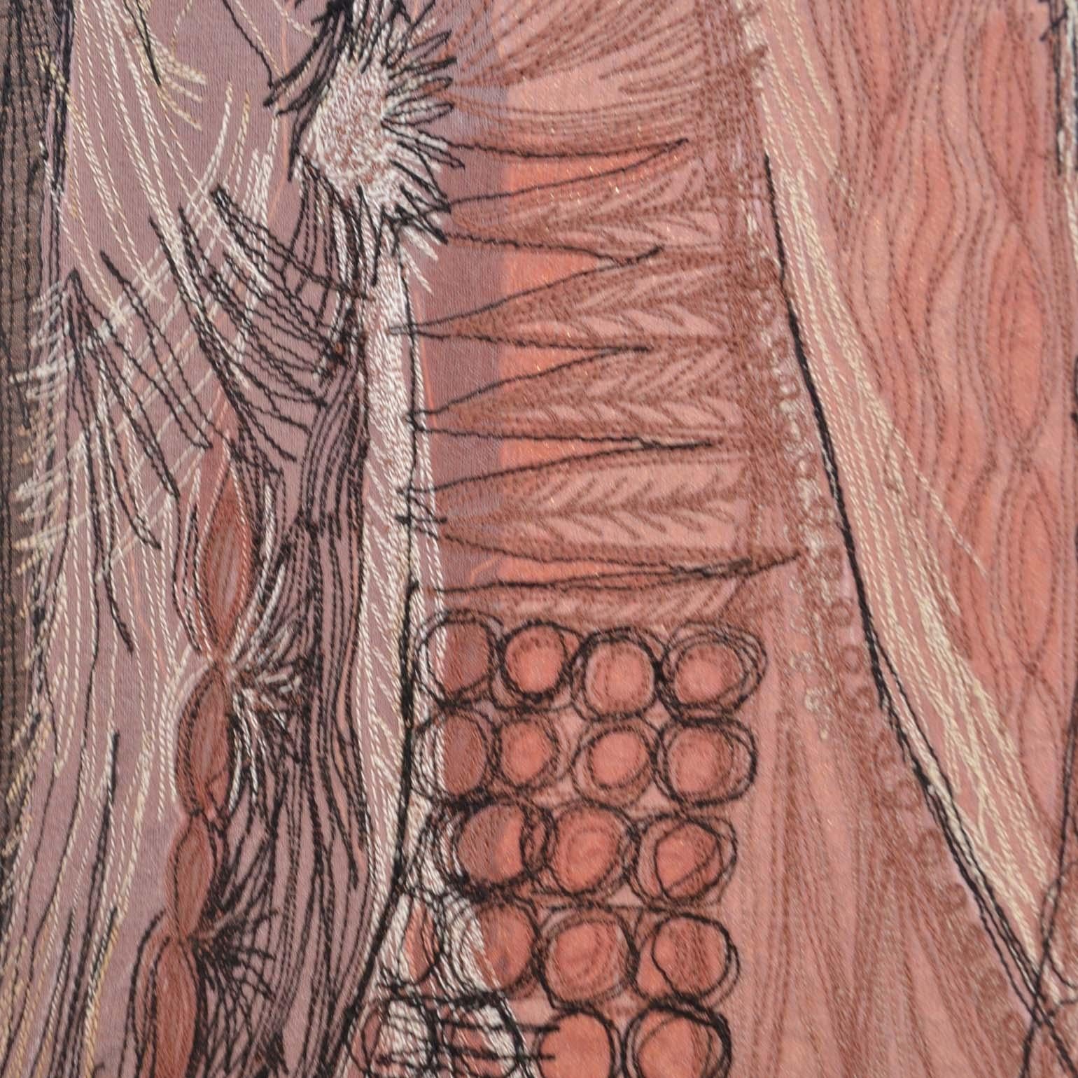 Silk Embroidered Painting Kings and Queens, Susan Riley 1962 in Wood ...