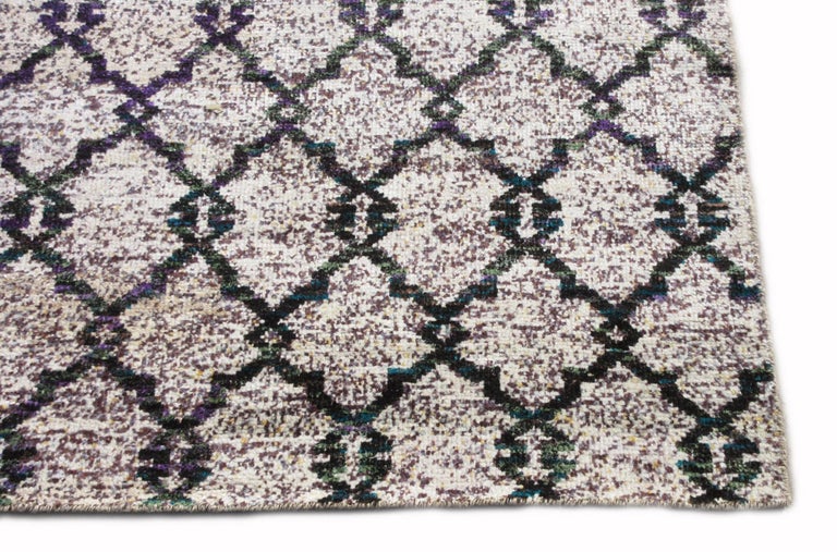 Silk Modern Rug For Sale at 1stDibs