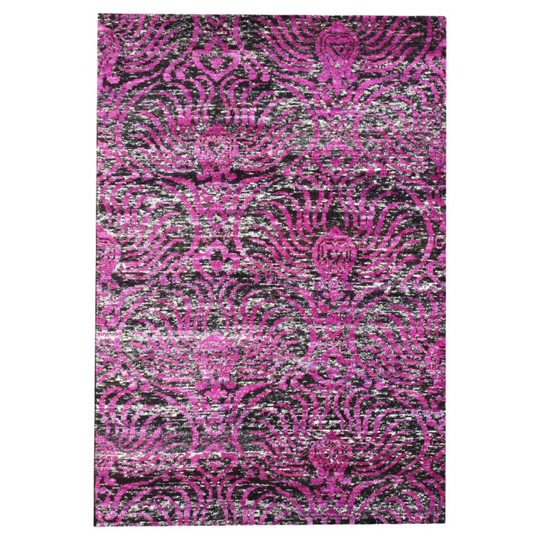 Silk Modern Rug For Sale at 1stDibs