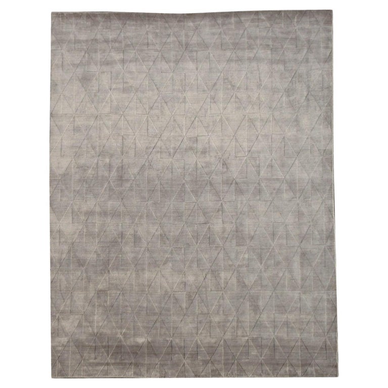 Silk Modern Rug For Sale at 1stDibs