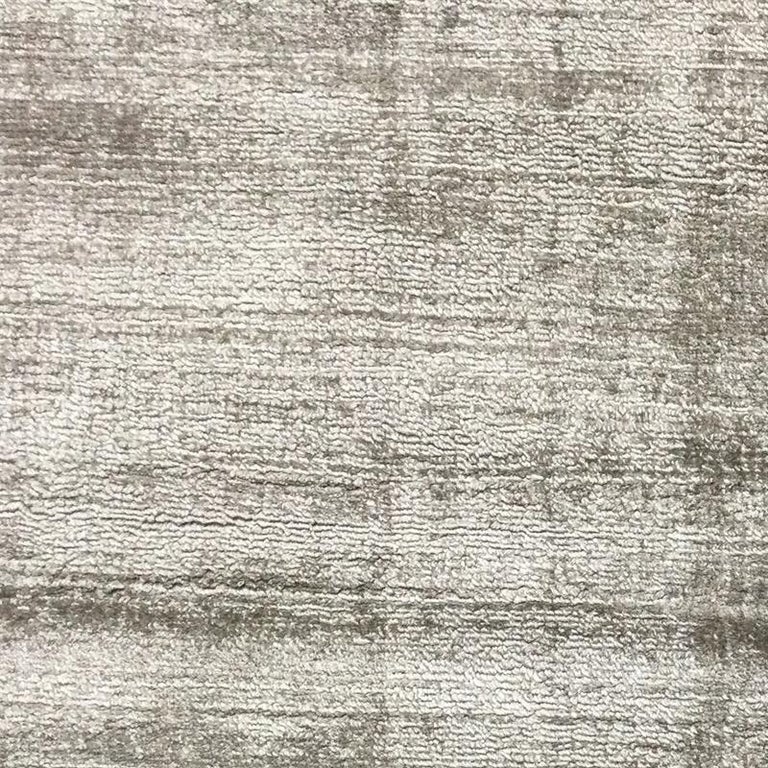 Silk Rug, Smooth Collection, "Brown Vintage" For Sale at 1stDibs