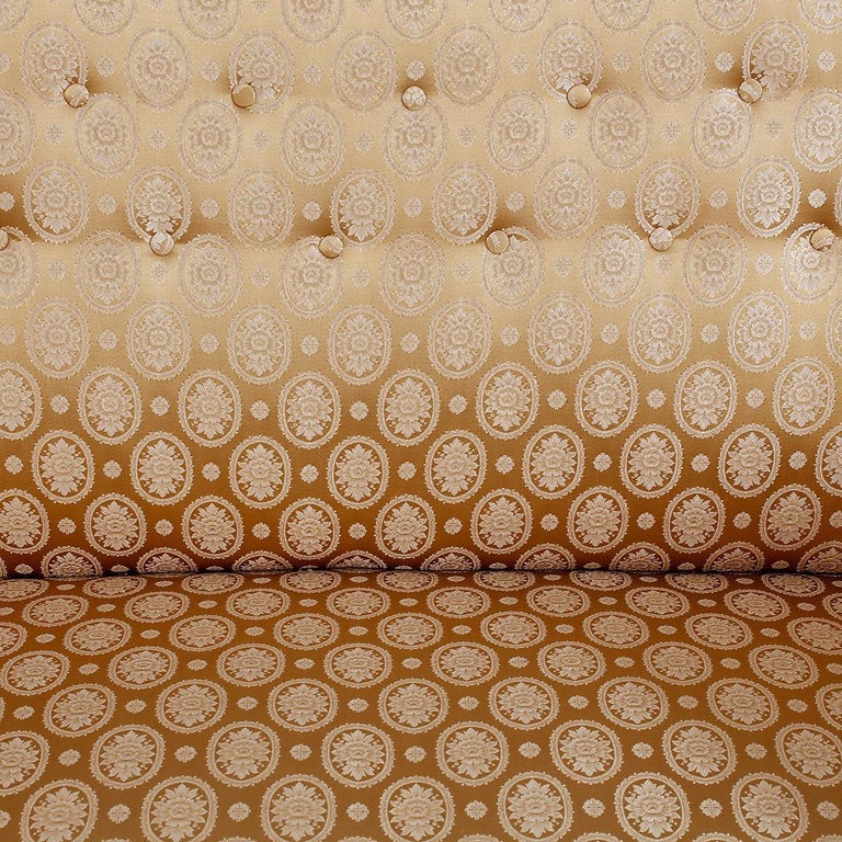 Silk Satin Set with Sofa and Two Armchairs For Sale at 1stDibs