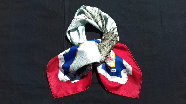 Silk Scarf The First Ball of July 14 Bicentenary of the French ...